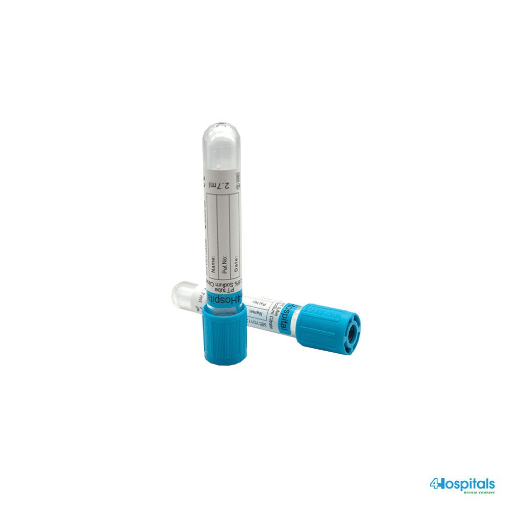 Vacuum tube for citrate/coagulogram analysis - 4Hospitals